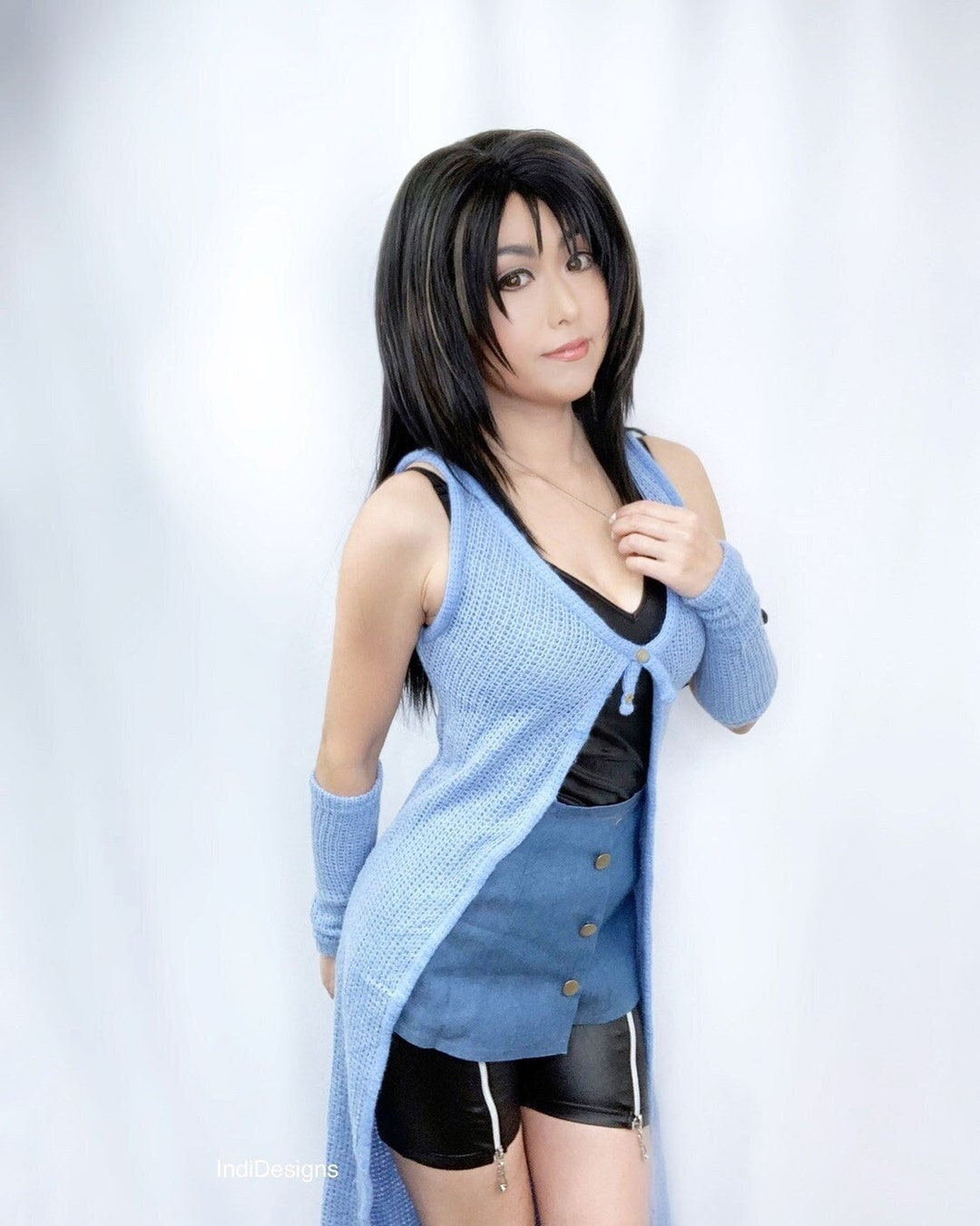 Brown Highlight Rinoa Inspired Cosplay Wig - Etsy