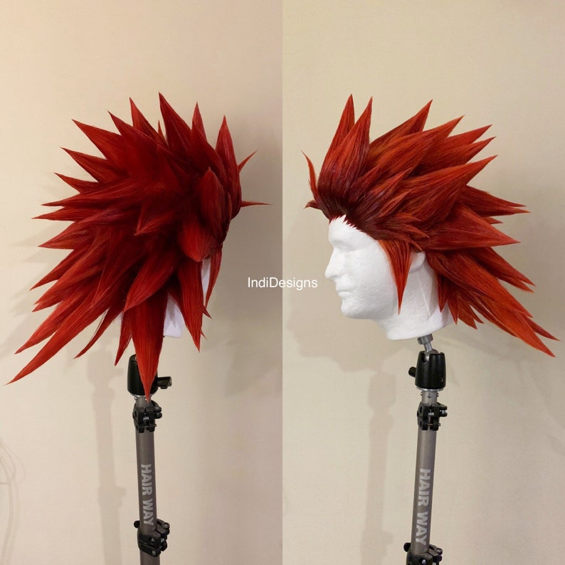 Red Spiky Cosplay Wig | Etsy