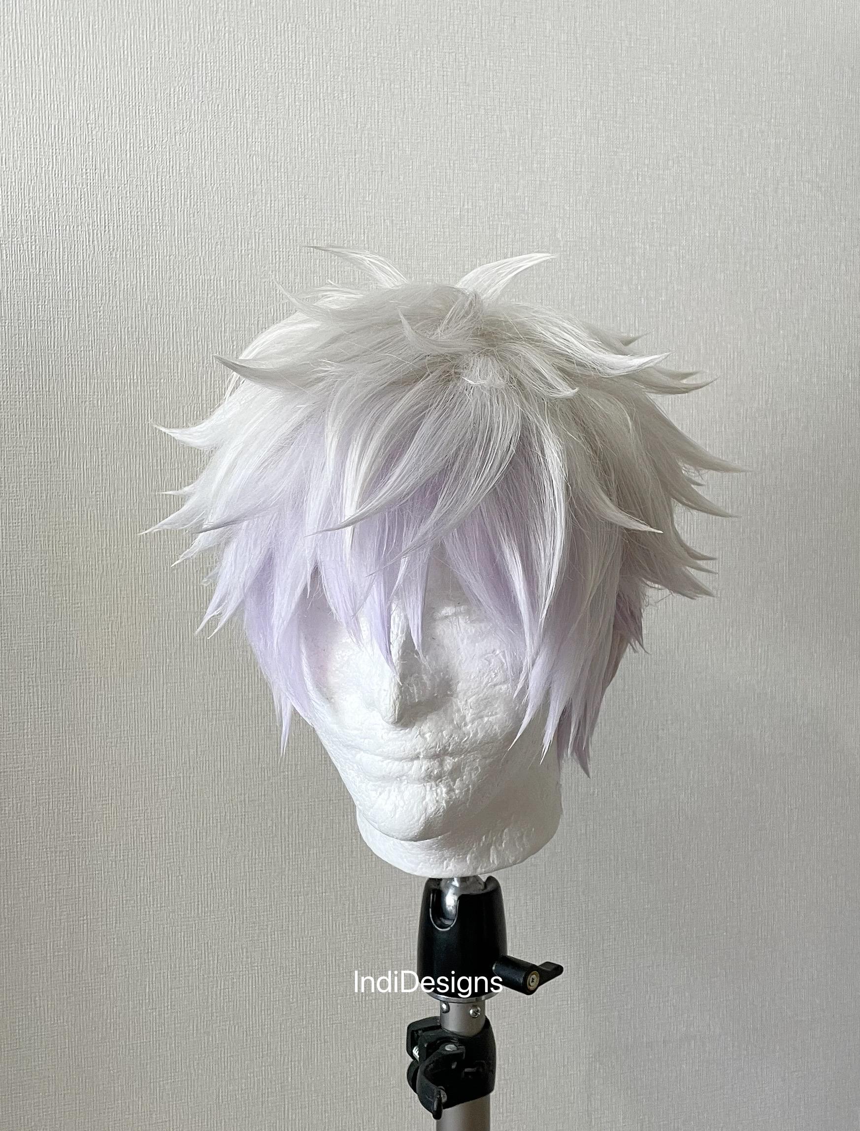 Gojo Inspired Cosplay Wig - Etsy