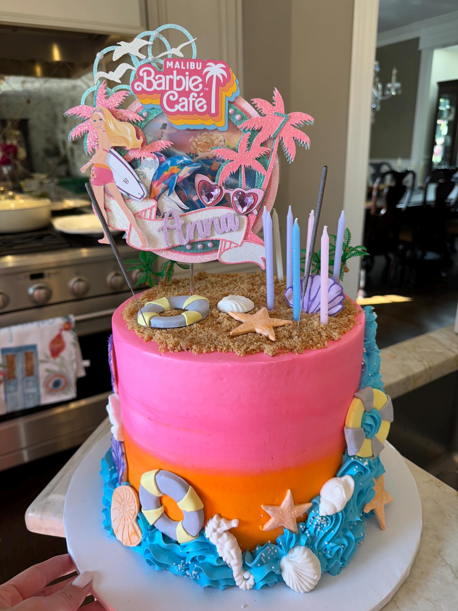 Barbie Malibu Shaker Birthday Cake Topper - Etsy