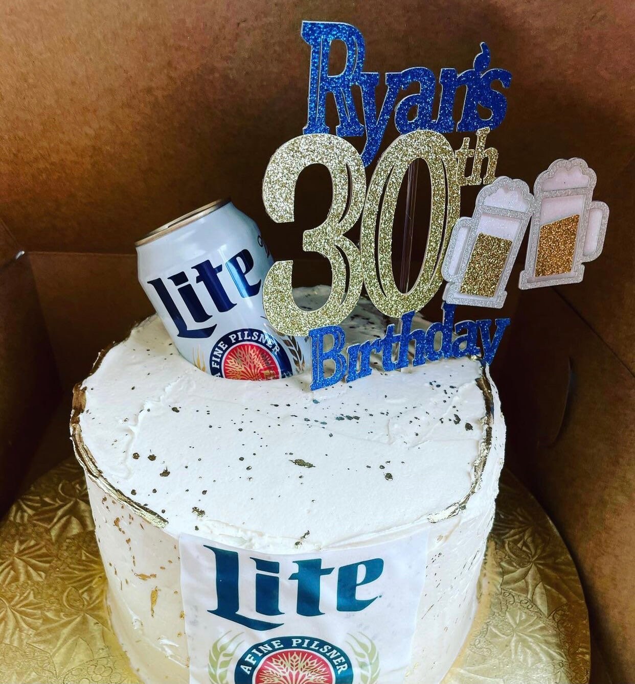 Personalized Beer Birthday Cake Topper - Etsy