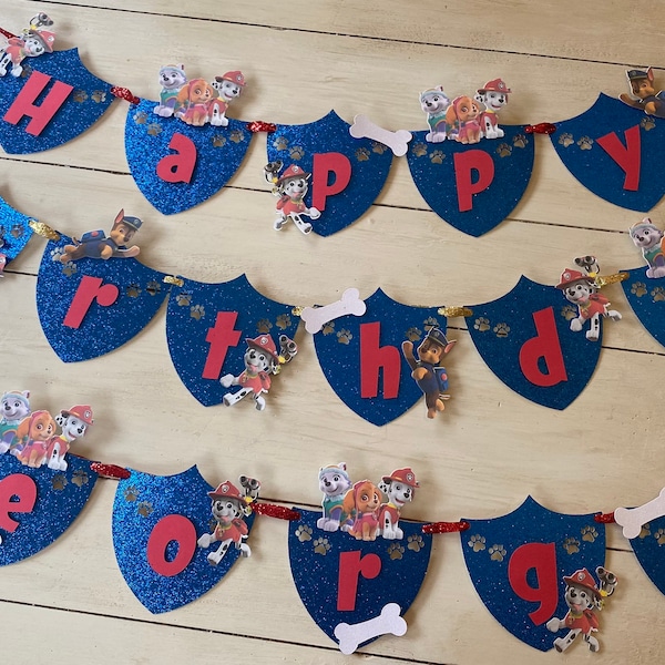 Paw Patrol Banner - Etsy