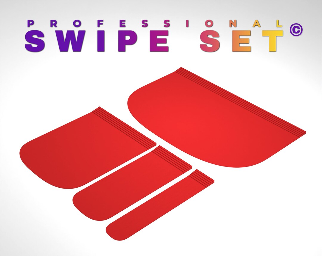 Professional SWIPE TOOL SET©| Set of 4 |for Acrylic Pouring | Easy to ...