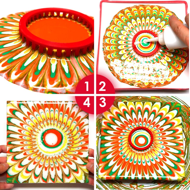Circle Acrylic Pouring Tool for Extraordinary Flower - Etsy