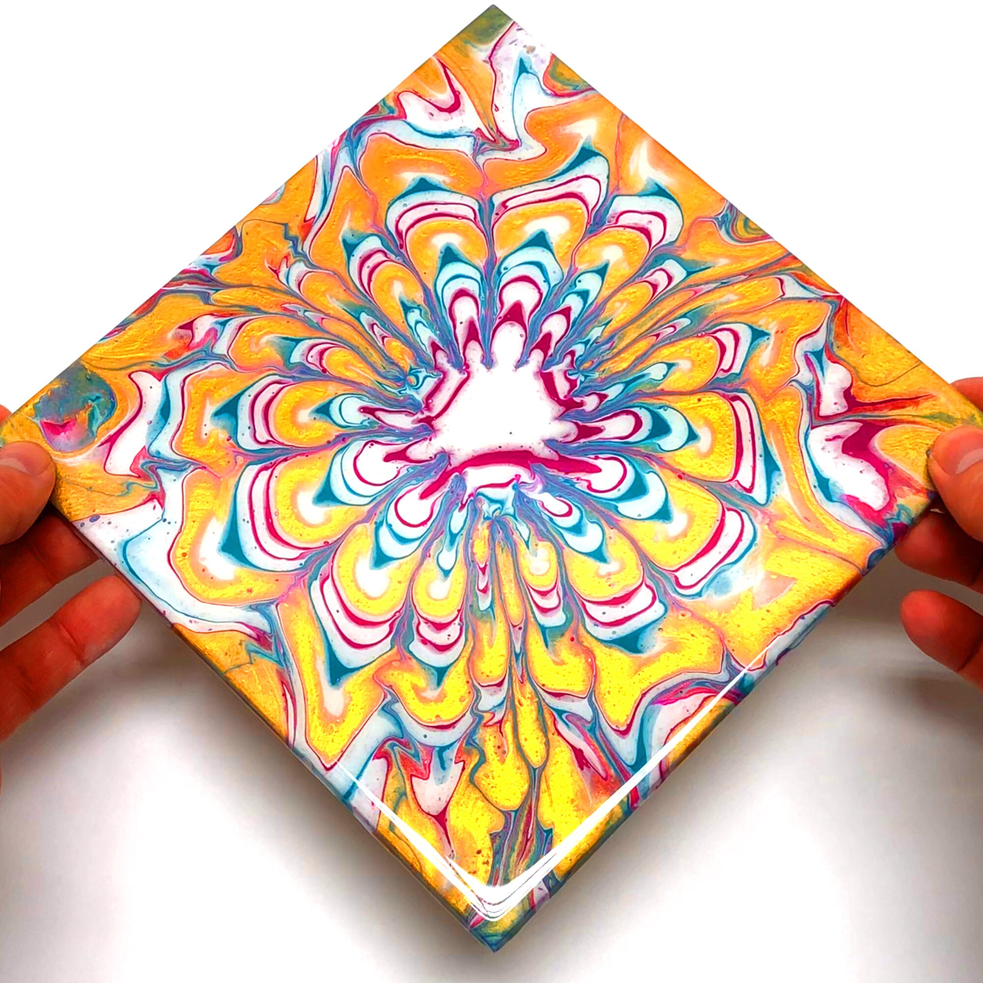 Triangle Acrylic Pouring Tool for Extraordinary Flower - Etsy