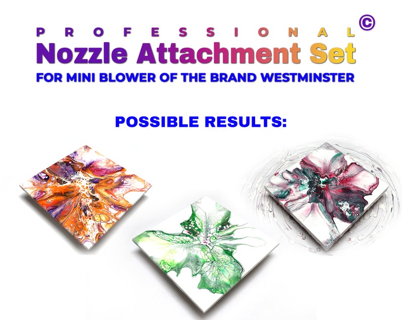 Professional Mini Blower NOZZLE ATTACHMENT | Set of 4 | for the ...