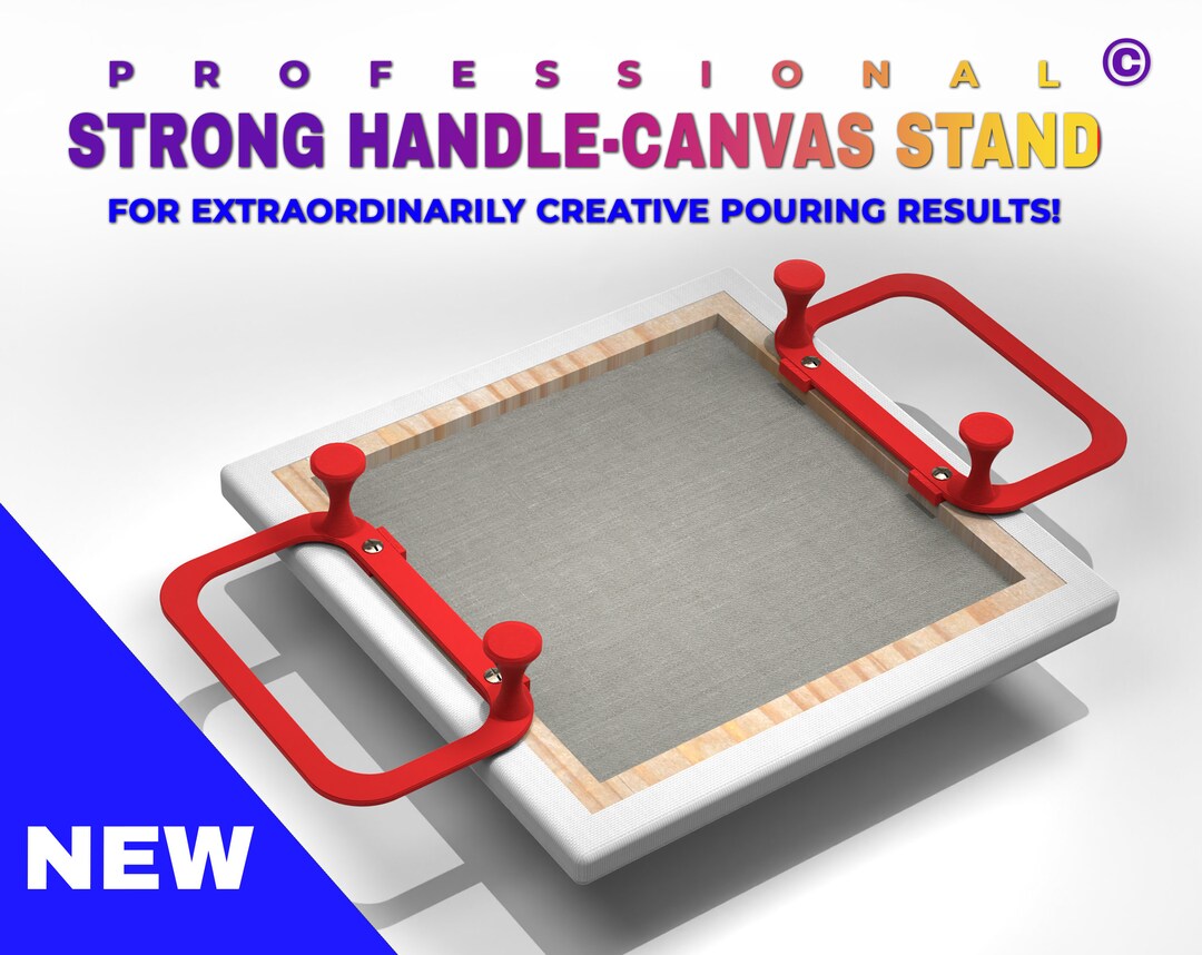 Professional HANDLE CANVAS STAND With Spacers Set of 2 for - Etsy