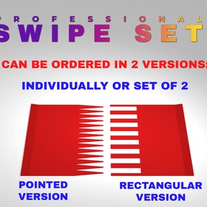 Professional SWIPE TOOL SET©| Set of 2 |for Acrylic Pouring | Easy to ...