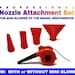 Professional Mini Blower NOZZLE ATTACHMENT | Set of 4 | for the ...