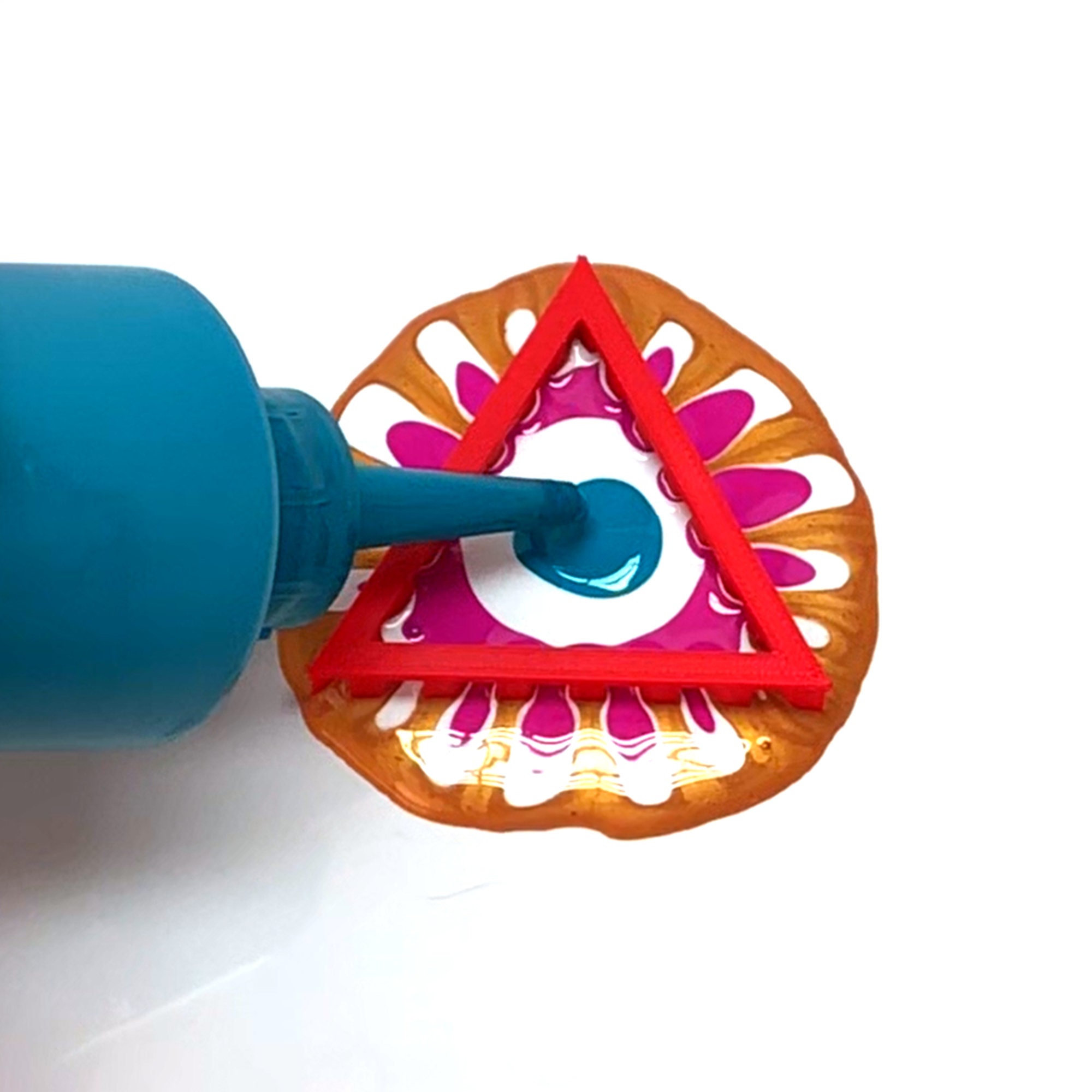 Triangle Acrylic Pouring Tool for Extraordinary Flower - Etsy
