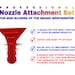 Professional Mini Blower NOZZLE ATTACHMENT | Set of 4 | for the ...