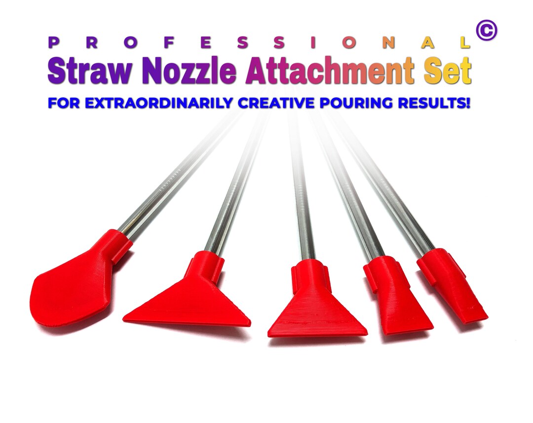 Professional Stainless Steel Straw Blow Nozzles Set of 5 - Etsy