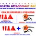 Professional Mini Blower NOZZLE ATTACHMENT | Set of 4 | for the ...