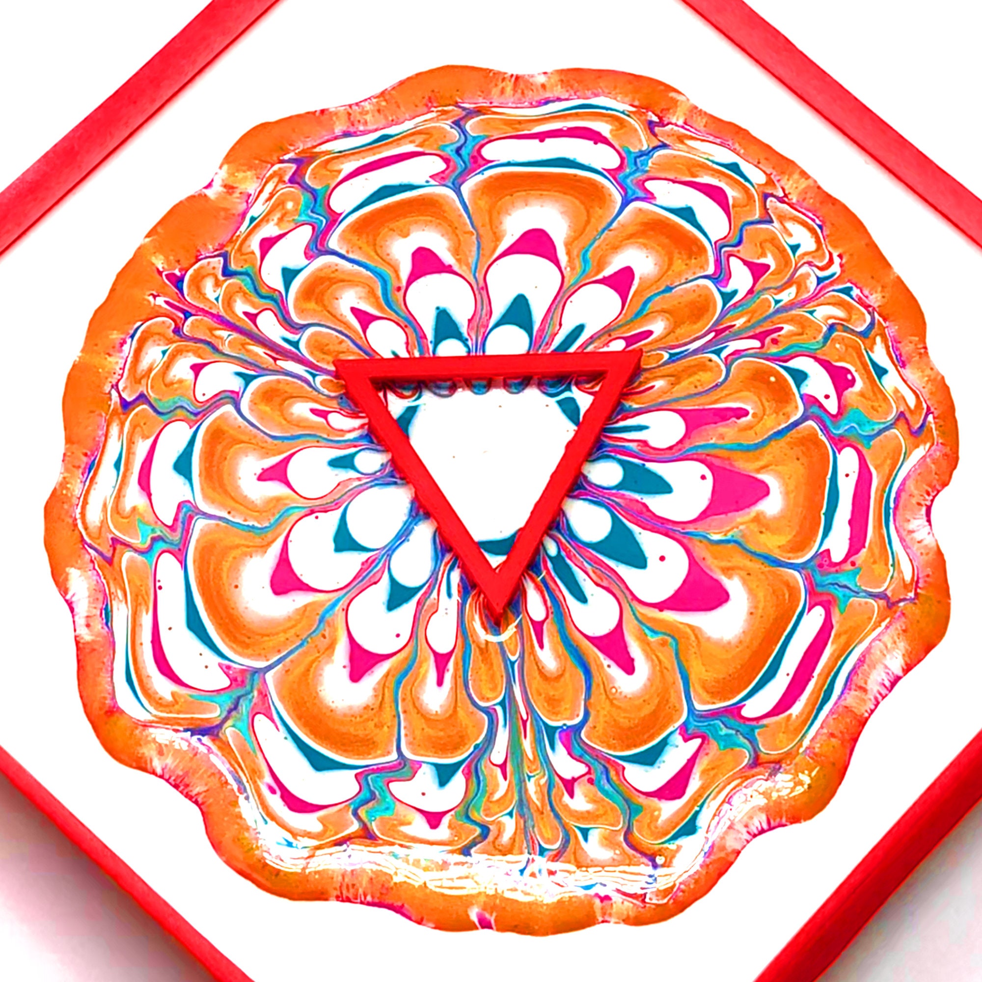 Triangle Acrylic Pouring Tool for Extraordinary Flower - Etsy