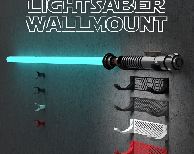 Double Acrylic/ Walnut Wood Lightsaber Stand for Lightsaber Display ...