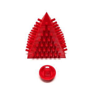Pharaoh Pyramid - Acrylic Pouring Tool in Pyramid Shape - Red - for ...