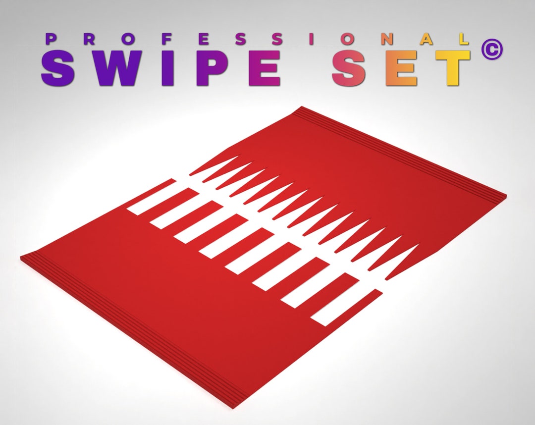 Professional SWIPE TOOL SET©| Set of 2 |for Acrylic Pouring | Easy to ...