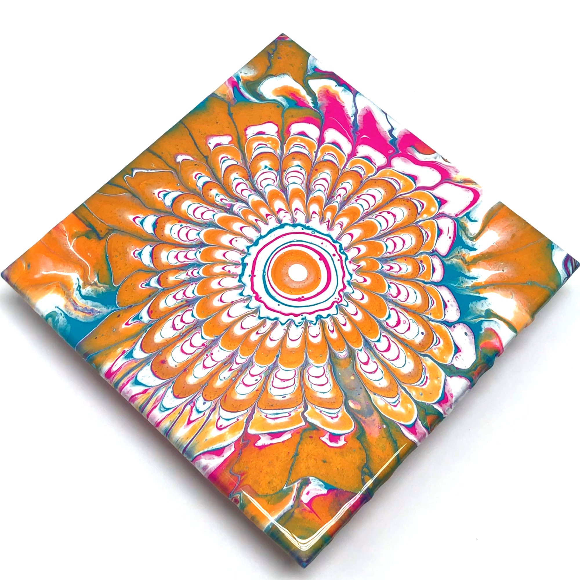 Hexagon Acrylic Pouring Tool for Extraordinary Flower - Etsy