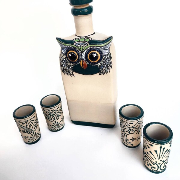 Owl Liquor Bottle - Etsy