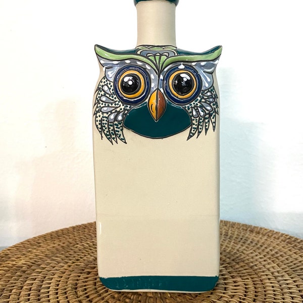 Owl Liquor Bottle - Etsy