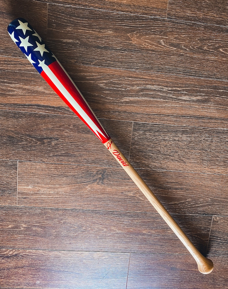 Shooting Stars and Stripes Bat, Game or Display - Etsy