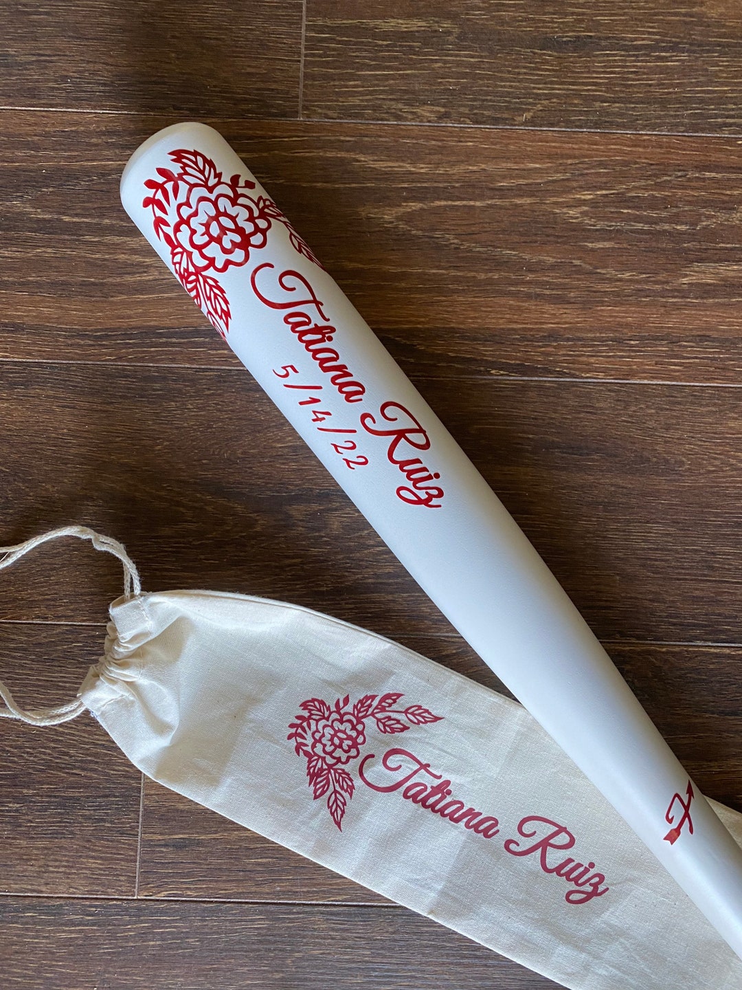 Customized Bat Gift Bag, Tote, Coordinates With Custom Wood Bats - Etsy