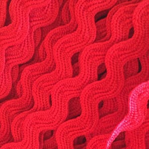 RIC RAC BRAIDING -best Quality Polyester X 5 Metres (regular or Jumbo ...