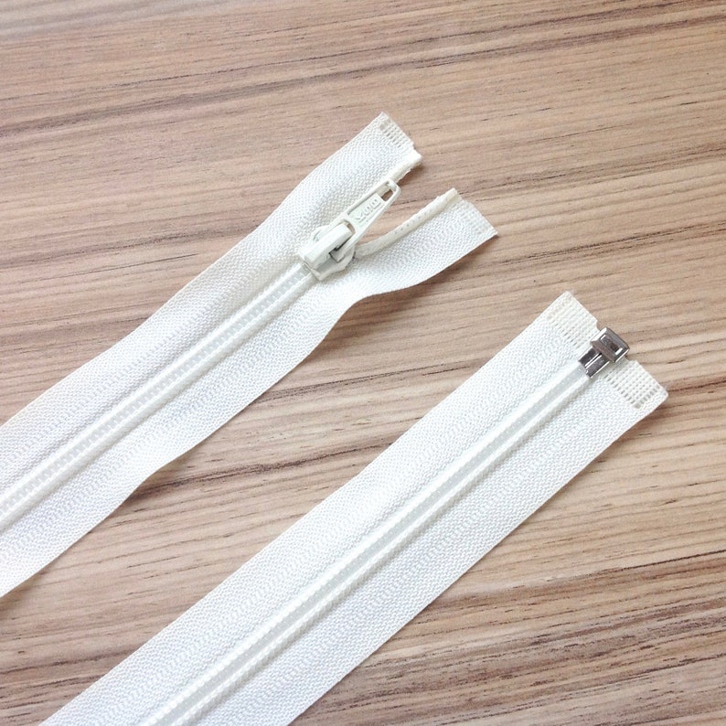 No. 5 Lightweight Nylon OPEN ENDED ZIP - Various Sizes & Shapes - Etsy UK
