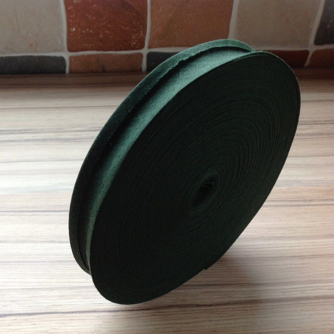 Dark Green Bias Binding 25mm (1") Wide X 5 Metres - Etsy