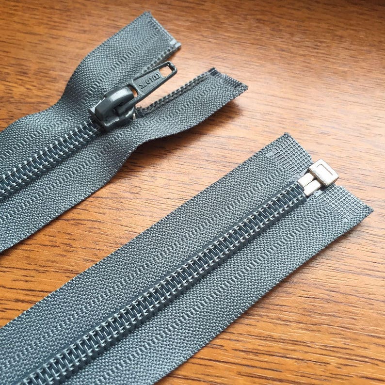 No. 5 Lightweight Nylon OPEN ENDED ZIP - Various Sizes & Shapes - Etsy UK
