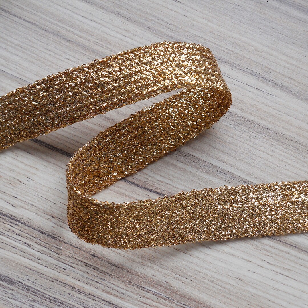 GOLD or SILVER BRAID - 5 Metres (various Widths) - Etsy UK