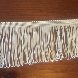 SILKY LOOPED FRINGE White (various Sizes) - Etsy UK