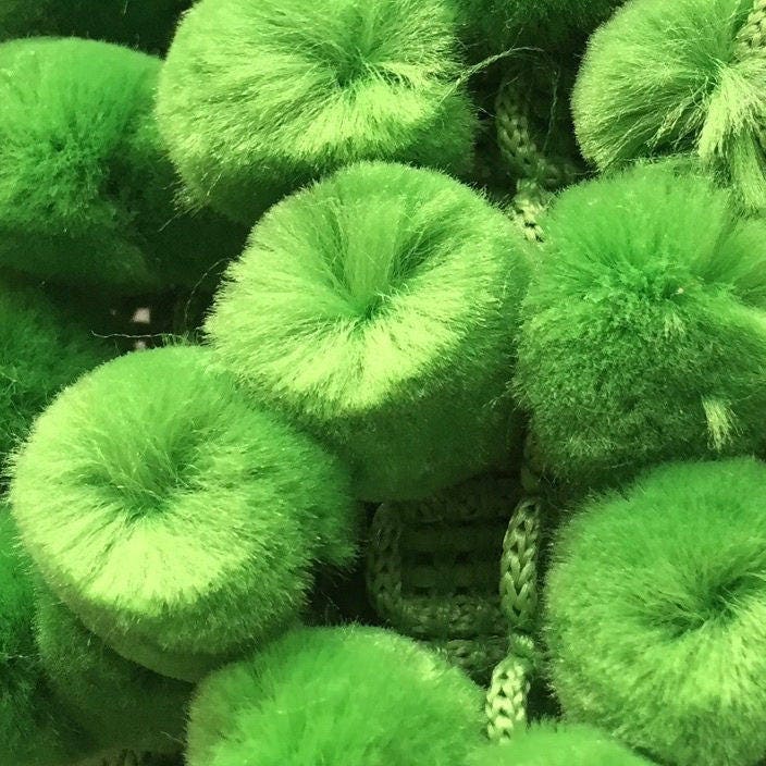 POM POM FRINGE 30mm [1" 3/16] X 1M (various Colours. Complete 10.5m ...