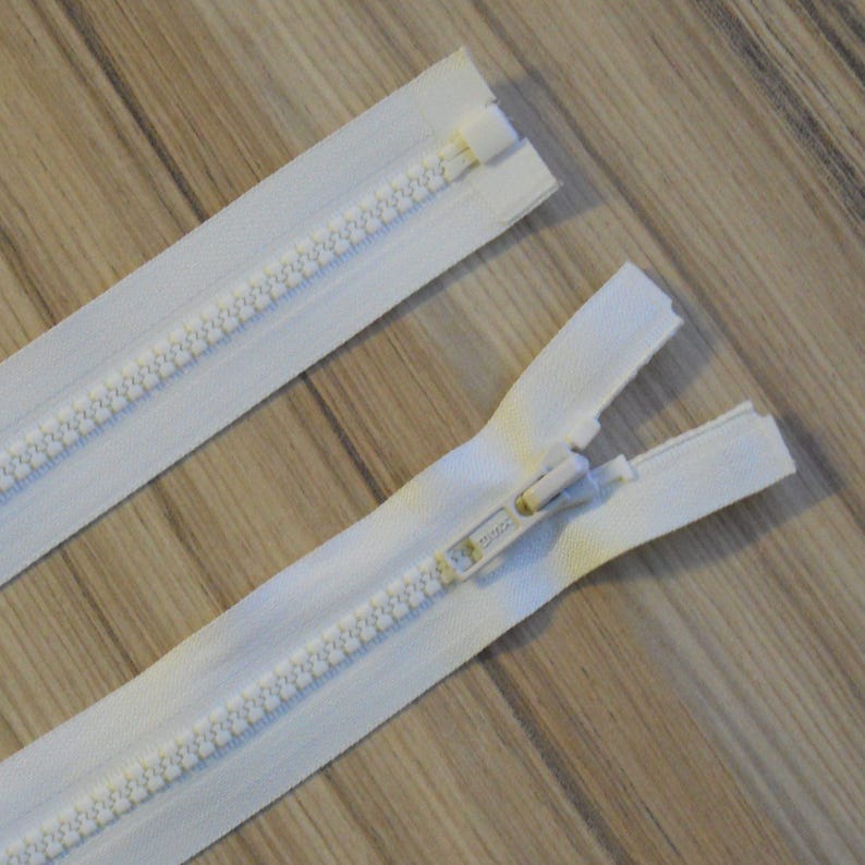 Lots of Colours & Lengths of CHUNKY PLASTIC ZIPS - Etsy UK