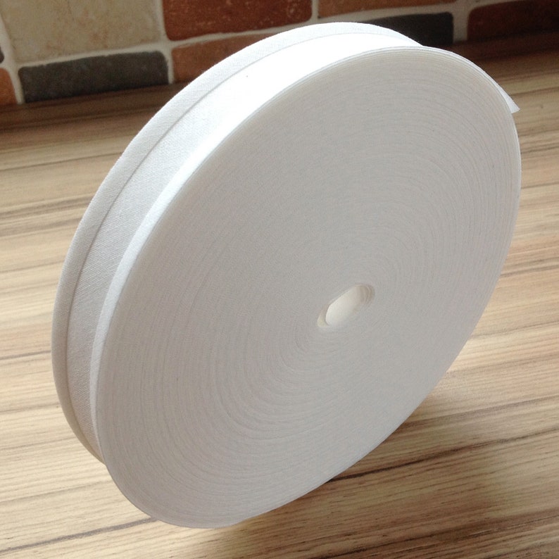 White Cotton Bias Binding 25mm (1") Wide X 5 Metres - Etsy