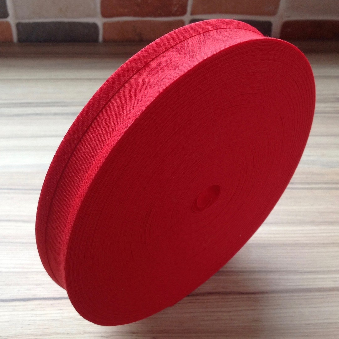Red Bias Binding 25mm (1") Wide X 5 Metres - Etsy UK