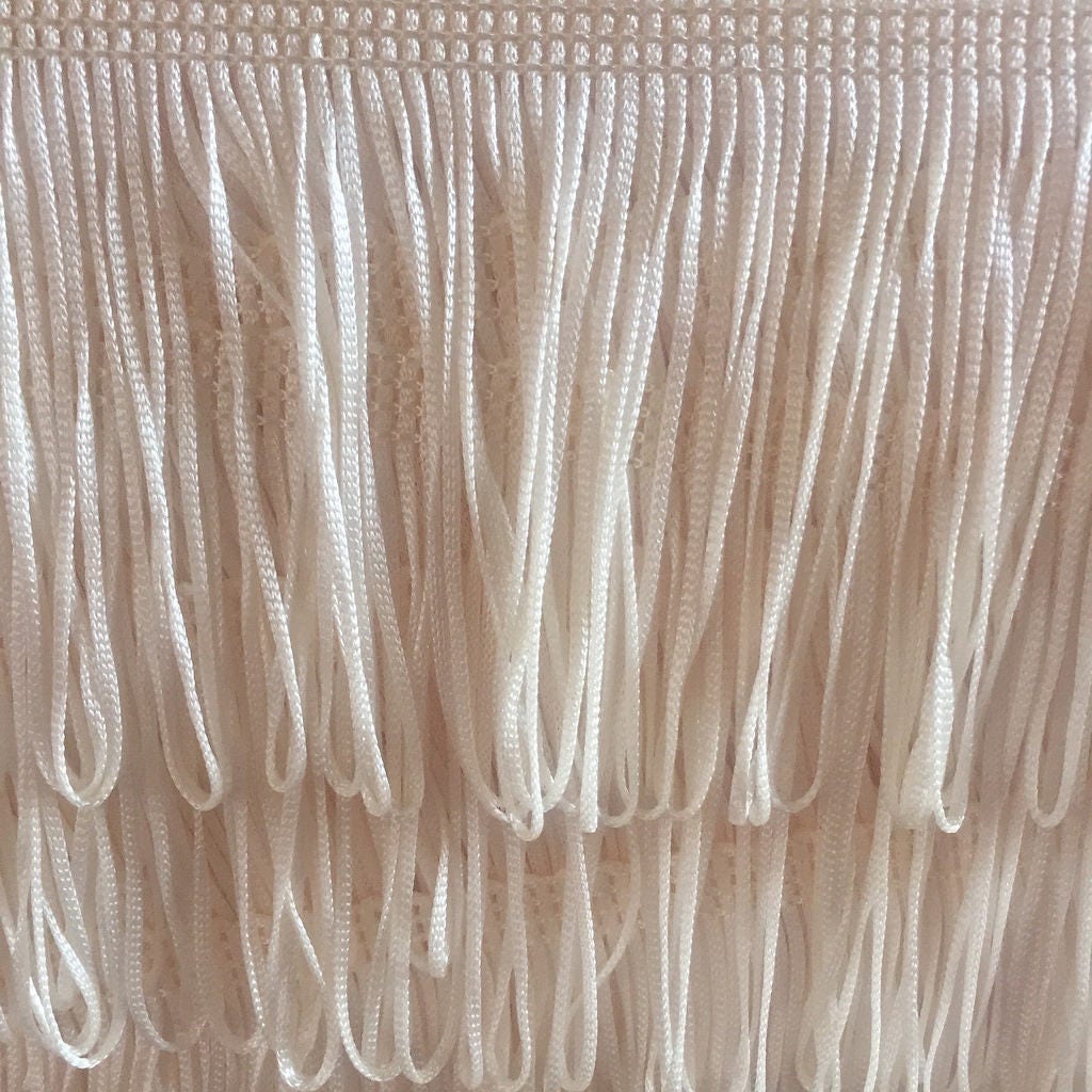 SILKY LOOPED FRINGE White various Sizes - Etsy
