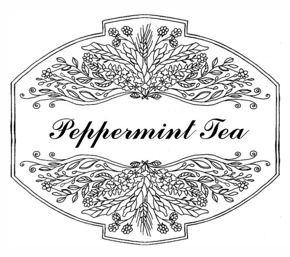 Tea Labels Editable Printable PDF DOCX Labels for Tea | Etsy