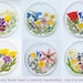 Grief Memorial Gift Personalized Flower Heart Token, Sympathy Gift Loss ...