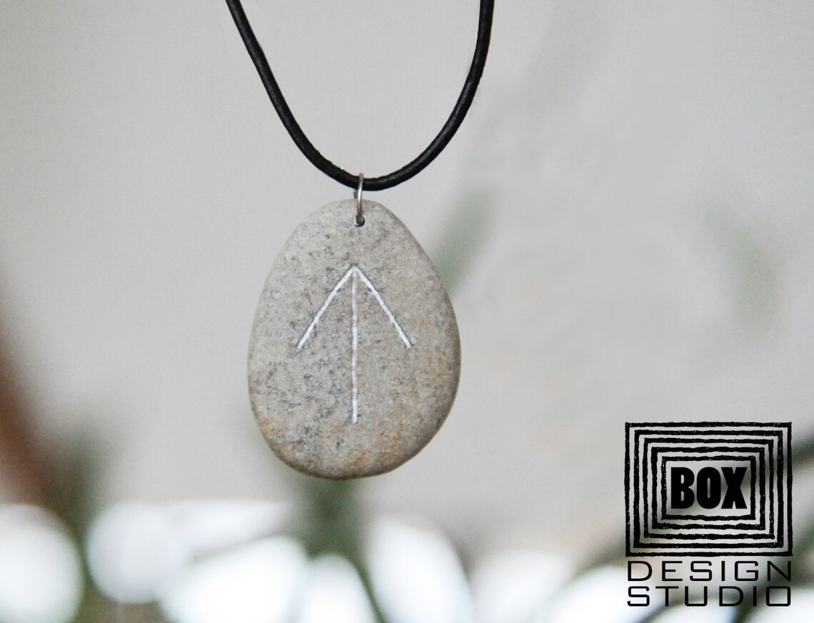 Tiwaz Victory Rune Viking Futhark Runes Symbol Pendant, Gift for Him ...