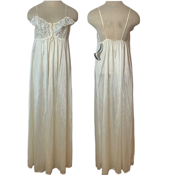 Vintage Maidenform Chantilly Dreamwear Ivory Satin an… - Gem