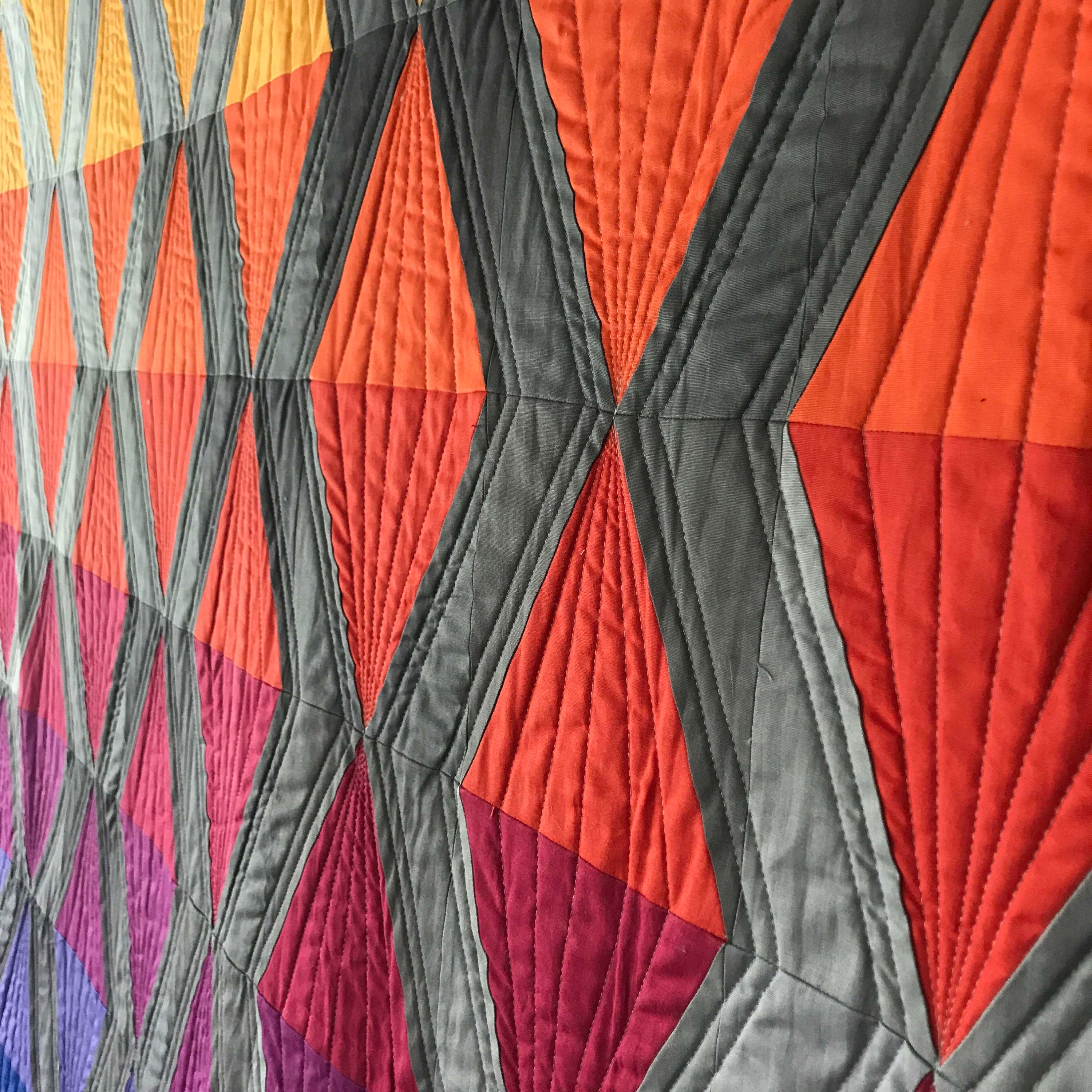 Quilt Patterns "sky With Diamonds" - Throw Size 60" X 60". Multicolor ...