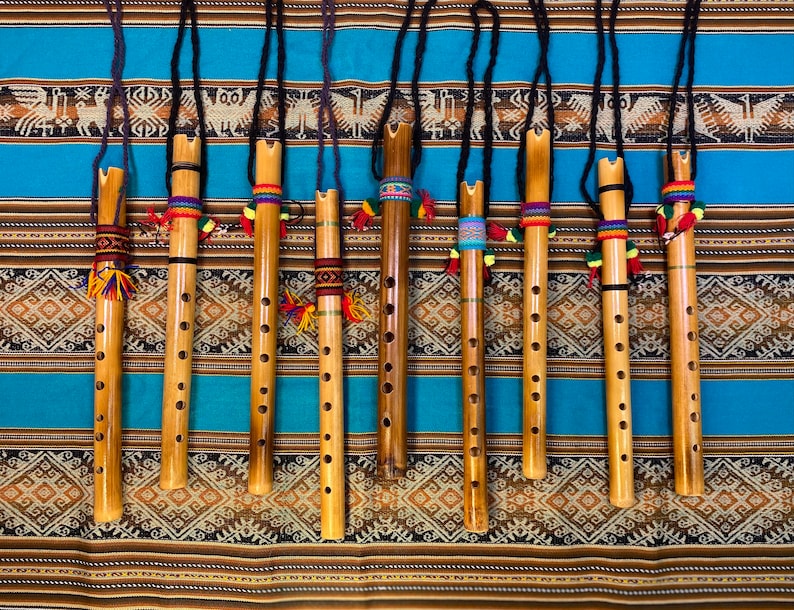Handcrafted Peruvian Wooden Quena Flute - Etsy