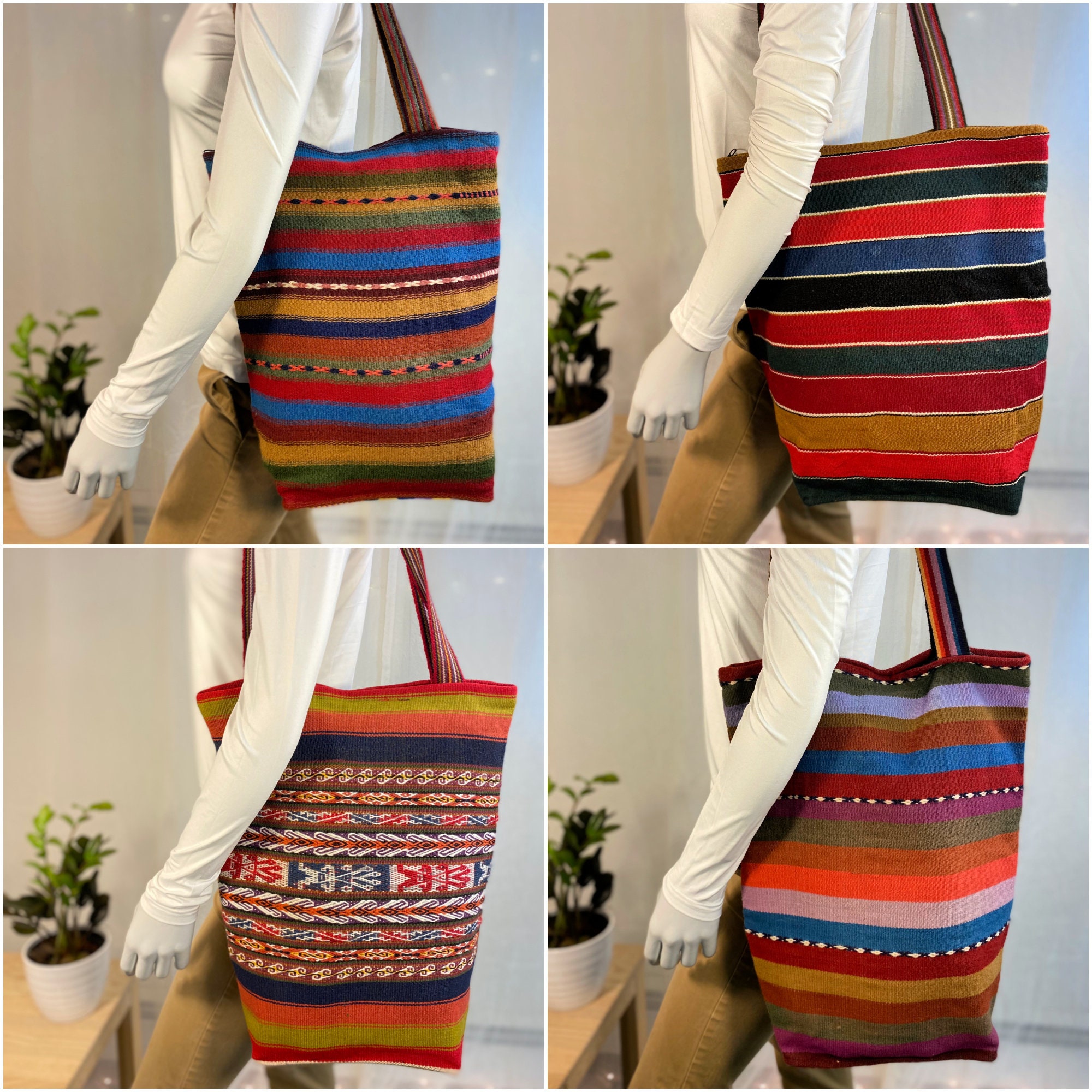 Peruvian Handmade Tote Bag Purse | Etsy