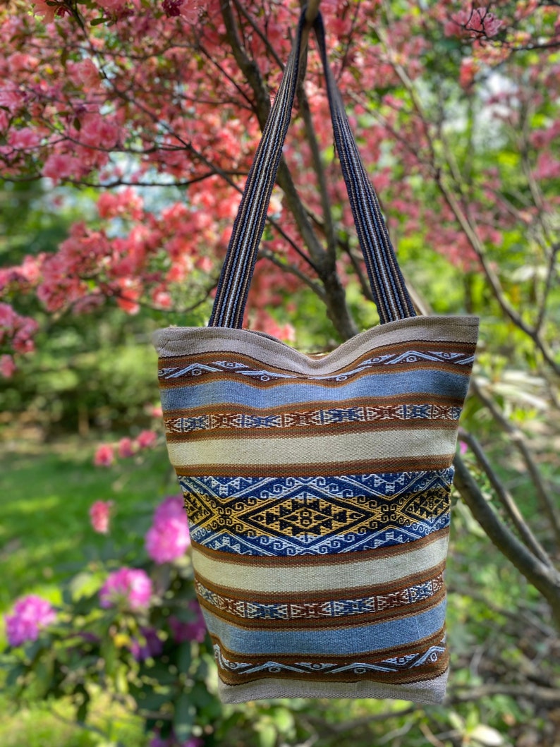 Various Patterns and Colors Peruvian Handmade Tote Bag Purse - Etsy