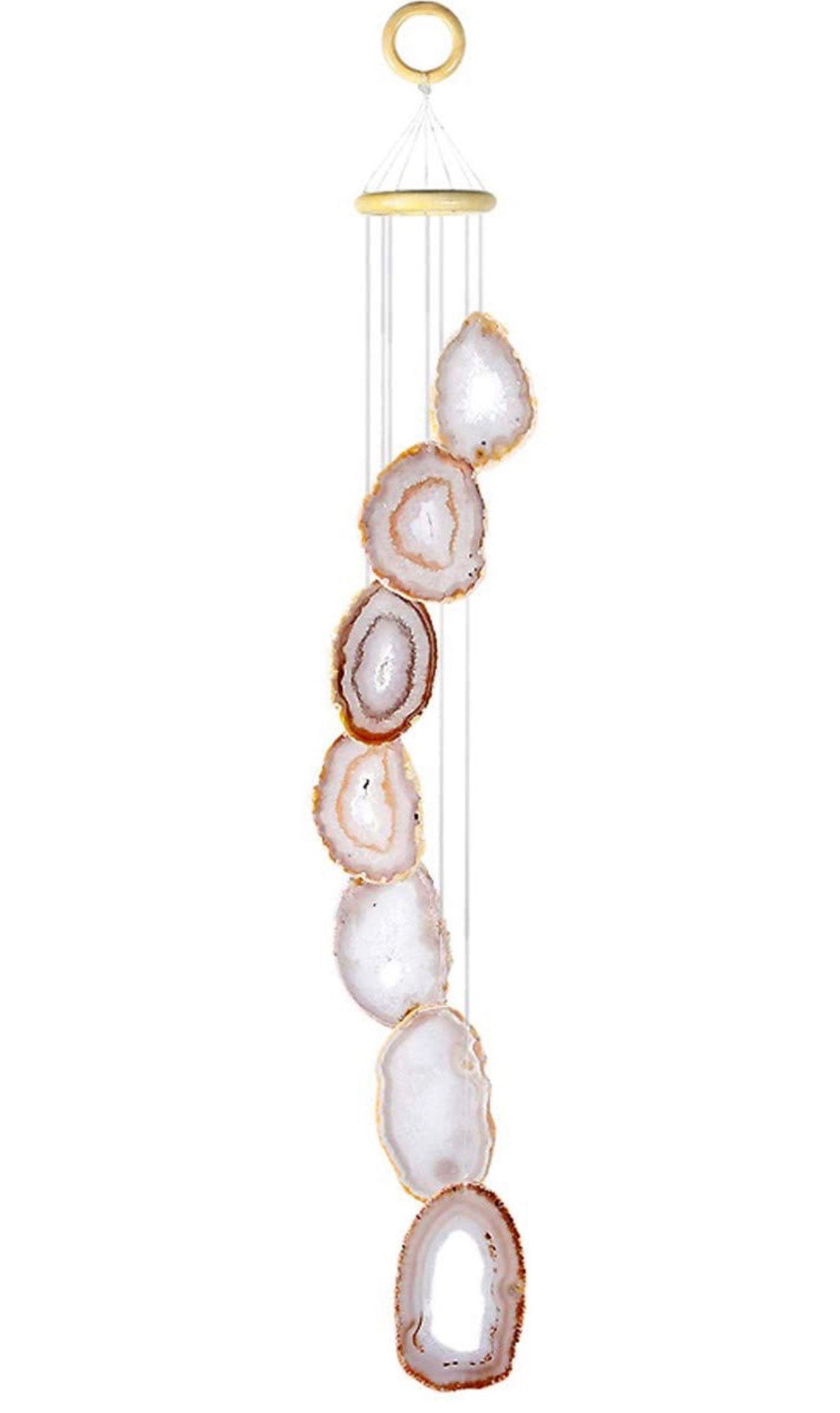 Natural Agate Wind Chime - Etsy