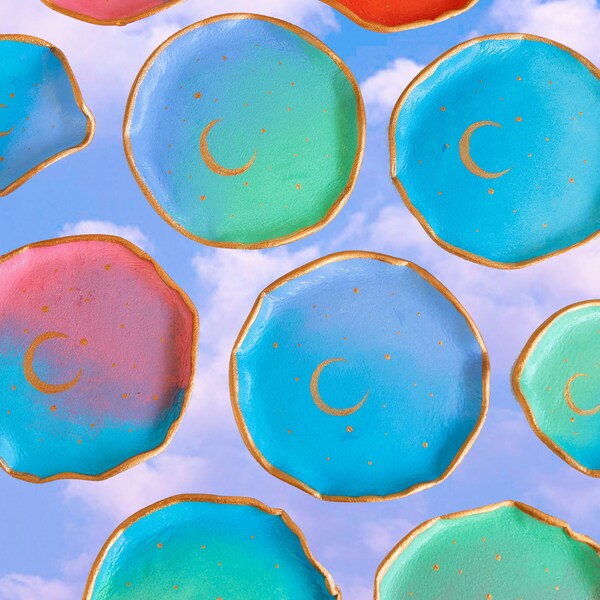 Moon and Stars Dishes - Etsy