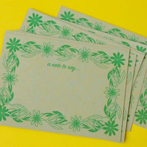 Pack of Personalised Illustrated Note Cards in Handmade Packaging ...
