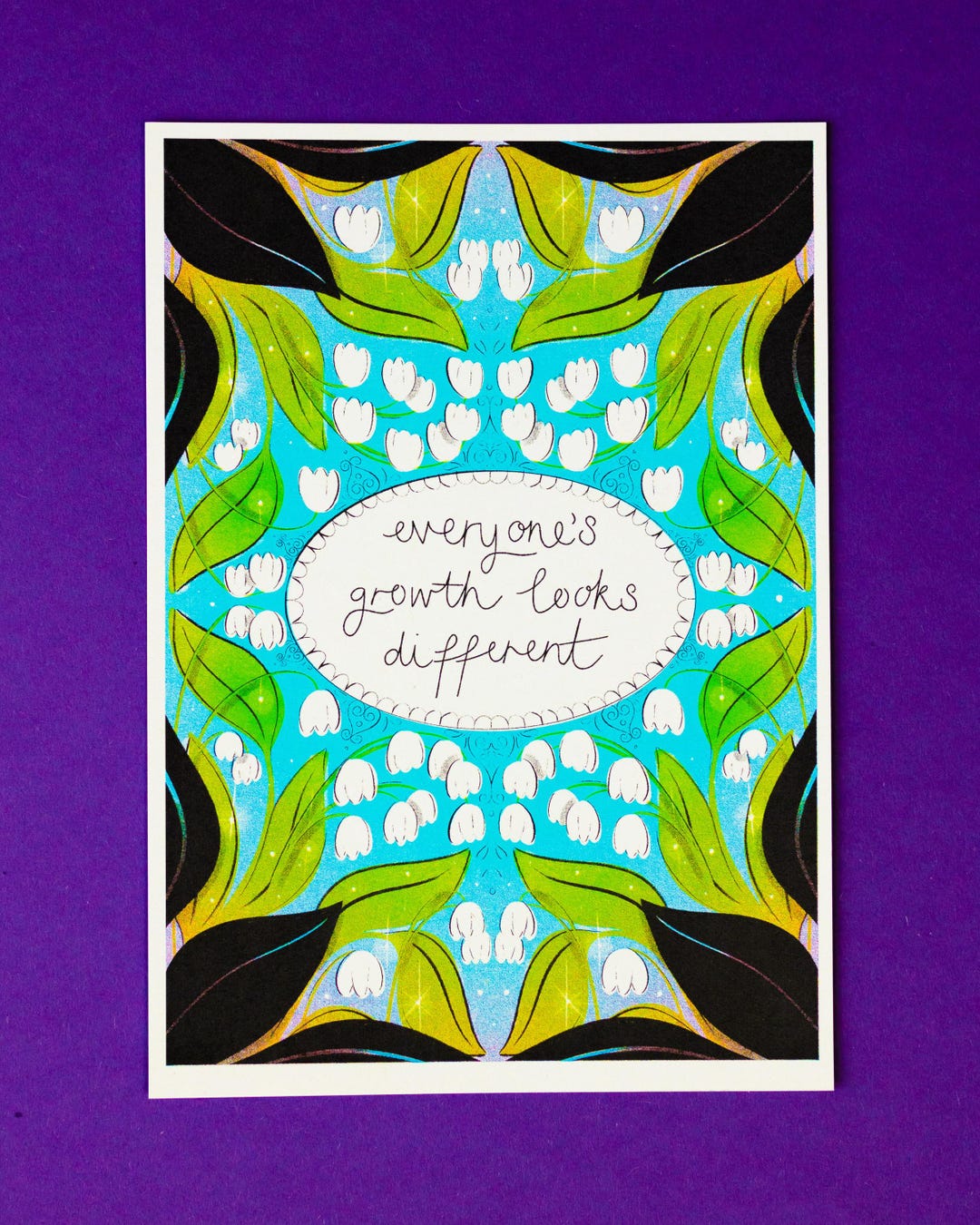 Everyone's Growth Looks Different A5 Illustrated Print [mindful Living ...