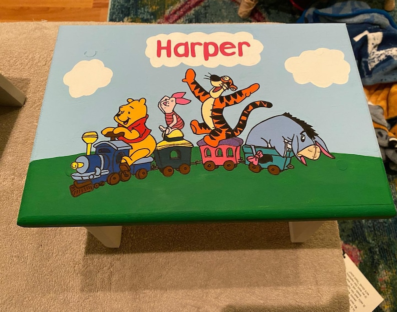 Winnie the Pooh Step Stool - Etsy